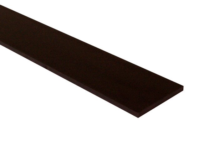 Hylde melamin sort 16 mm x 20 x 120 cm | jem & fix