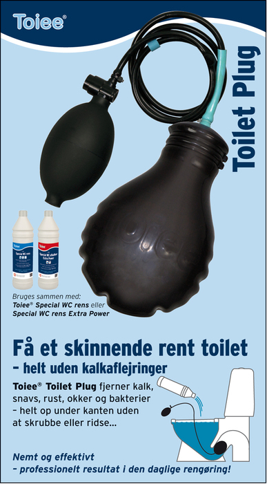Toiee WC Plug til rengøring af toilet | jem & fix