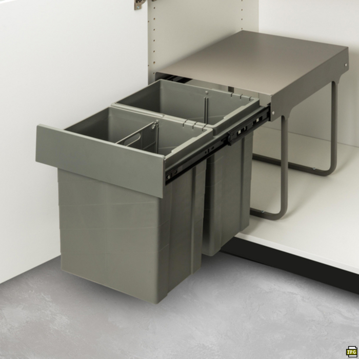 Affaldssystem 2 x 14 liter - G. Funder | Køb hos jem & fix