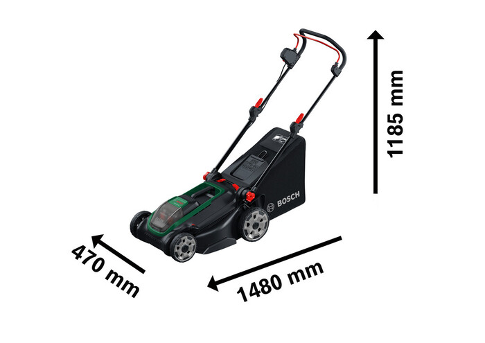 Bosch Rotak 18V-43 akku plæneklipper | Køb hos jem & fix