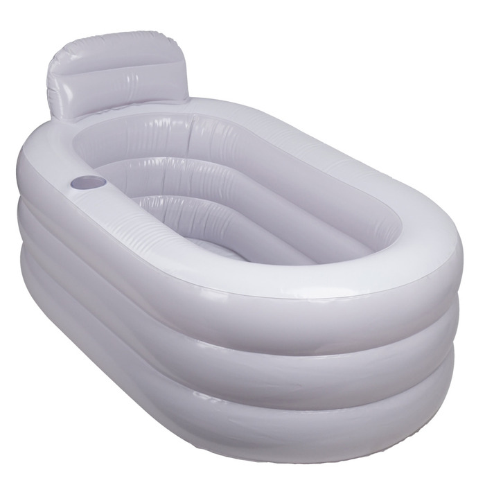 Oppusteligt badekar 131 x 79 x 67 cm | Køb hos jem & fix