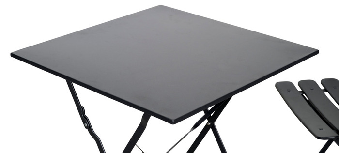 Cafésæt sort metal 3 dele - Sunlife | Køb hos jem & fix