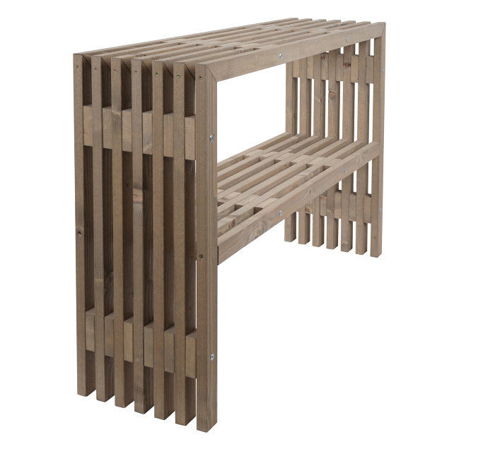 Tralle plantebord rustik 115 x 32 x 80 cm | Køb hos jem & fix