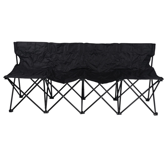 Udfoldelig bænk sort 4 personer - Sunlife® | Køb hos jem & fix