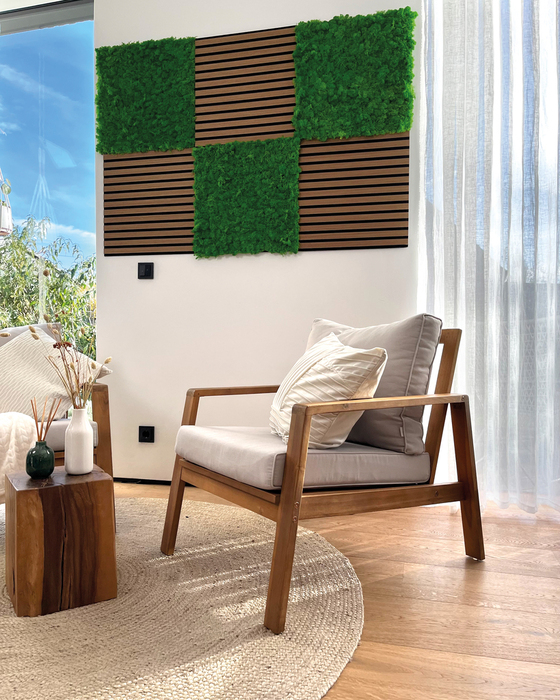 Jangal Modular Wall mospanel 52 x 52 cm - Rich Green | jem & fix