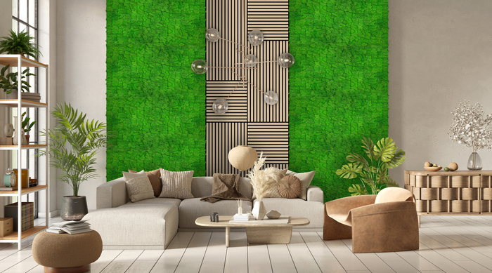 Jangal Modular Wall mospanel 52 x 52 cm - Rich Green | jem & fix
