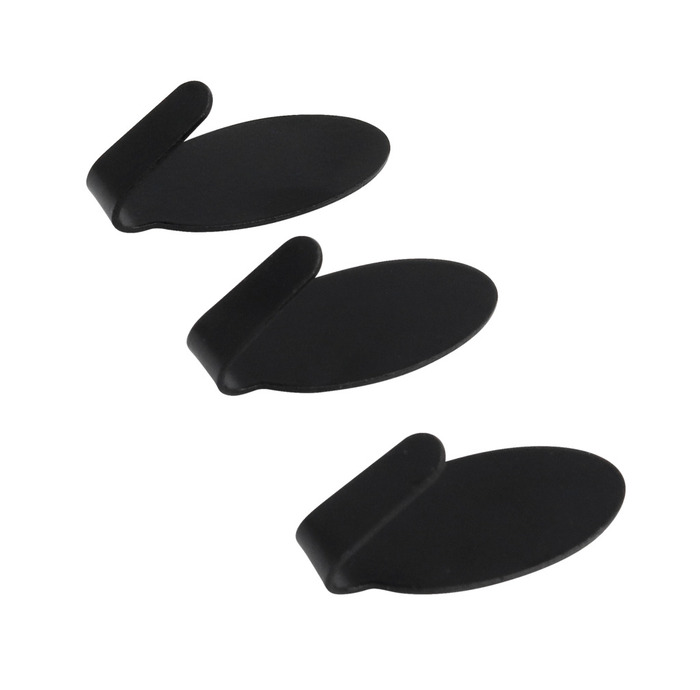 Krog selvklæbende 35 mm sort 3 stk. | Køb hos jem & fix