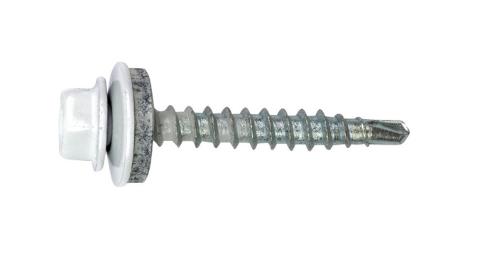 NKT Fasteners farmerskrue hvid 4,8 x 35 mm 200 stk. | jem & fix