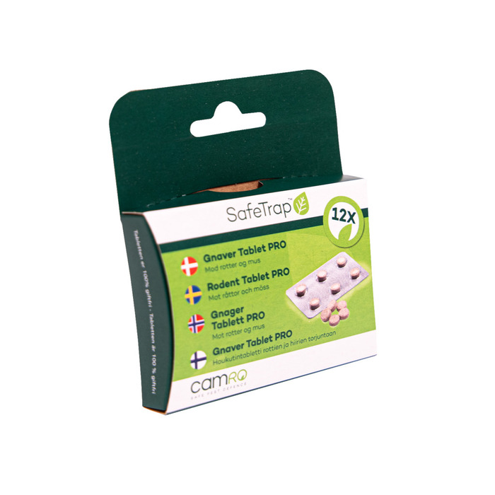 SafeTrap Gnaver Tablet PRO 12-pk. | Køb hos jem & fix