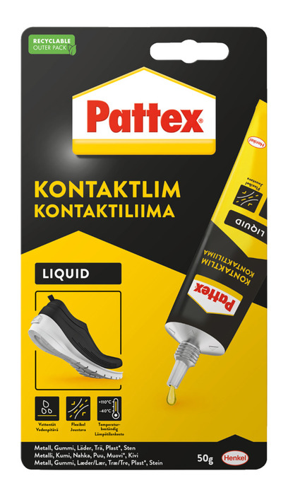 Pattex kontaktlim liquid 50 ml | Køb hos jem & fix