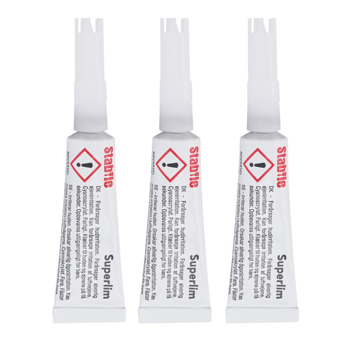 Superlim 3 x 3 gram - Stabile | jem & fix