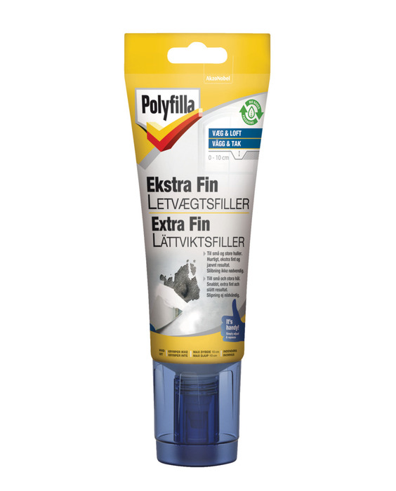 Polyfilla – spartelmasse til vægge og lofter | jem & fix