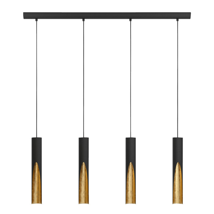 Eglo Barbotto langbordspendel sort/guld L92,5 x H110 cm | jem & fix
