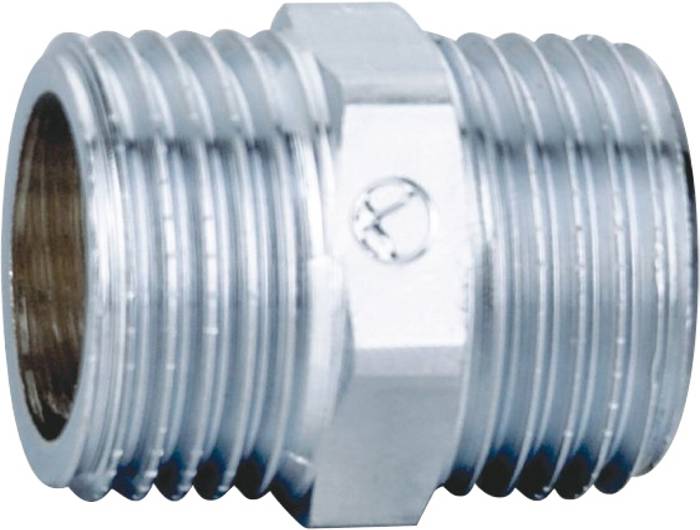 Brystnippel forkromet 3/4" x 3/4" | Køb hos jem & fix