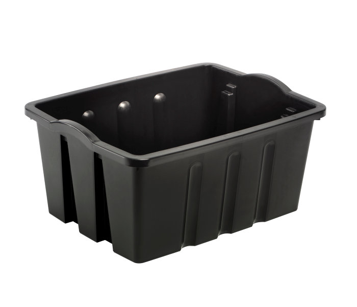 Plast1 stablekasse klar/grå - 10,7 liter | jem & fix