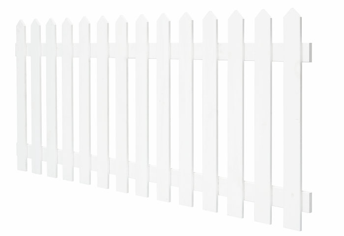 Skagen stakittgjerde 180 x 80 cm hvit | jem & fix
