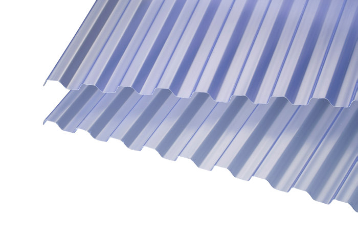 Takplate 3000x1090 mm blåtonet | jem & fix