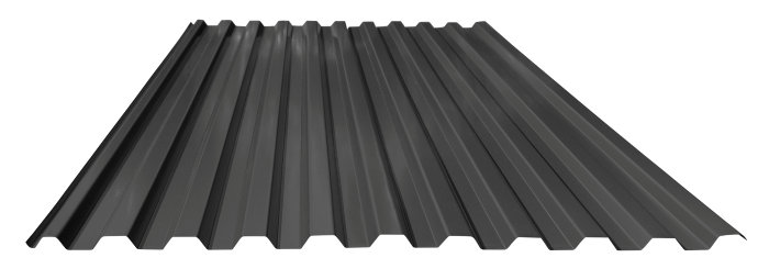 Takplate tp20 svart 3500 mm | jem & fix