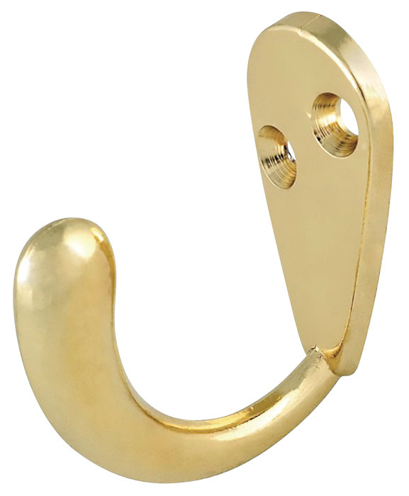 Klesknagg enkel messing | jem & fix