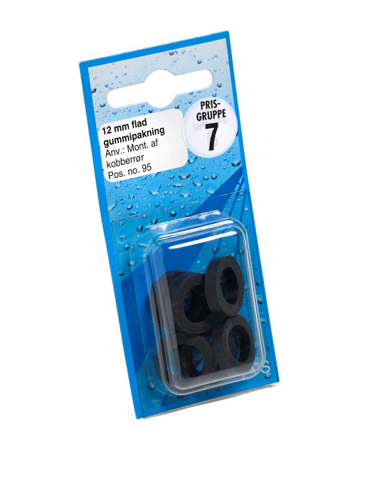 Gummipakning 1/2" x 12 mm - 6 stk. | jem & fix