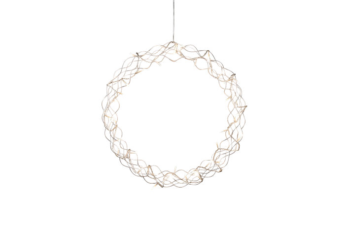 Billig krans med LED lampor - Jul 2018 - jem & fix