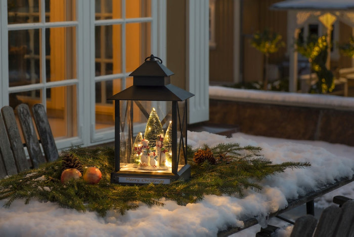 Lykta med LED-ljus till billigt pris - jem & fix