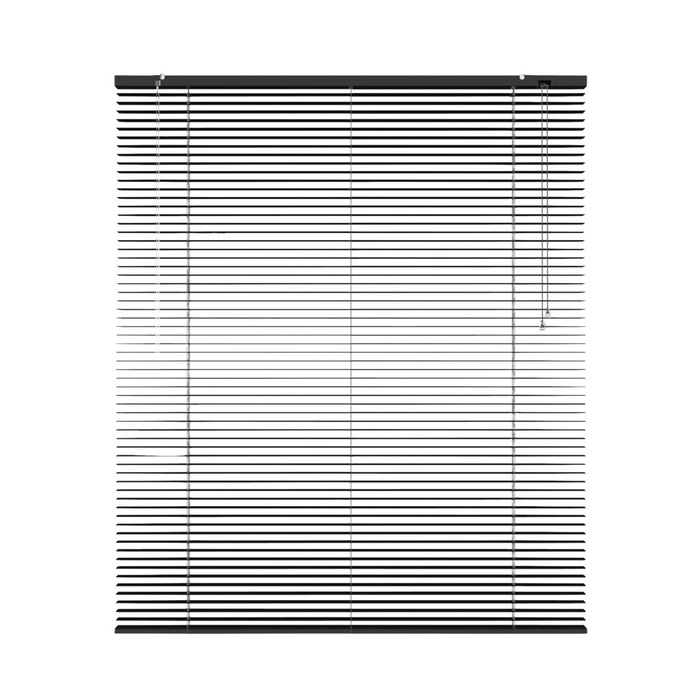 Aluminiumpersienn Svart 110 x 130 cm till lågpris - jem & fix