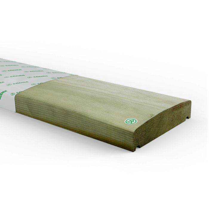 Handledare NTR-AB 34 x 145 mm - 4,2 m till billigt pris - jem & fix