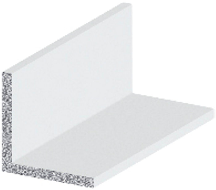 Vinkellist Vit Aluminium 15 x 15 mm x 1 m till billigt pris - jem & fix