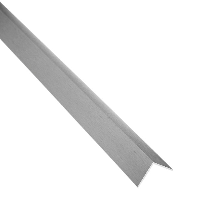 Vinkellist Borstat stål 15 x 15 mm x 1 m till billigt pris - jem & fix