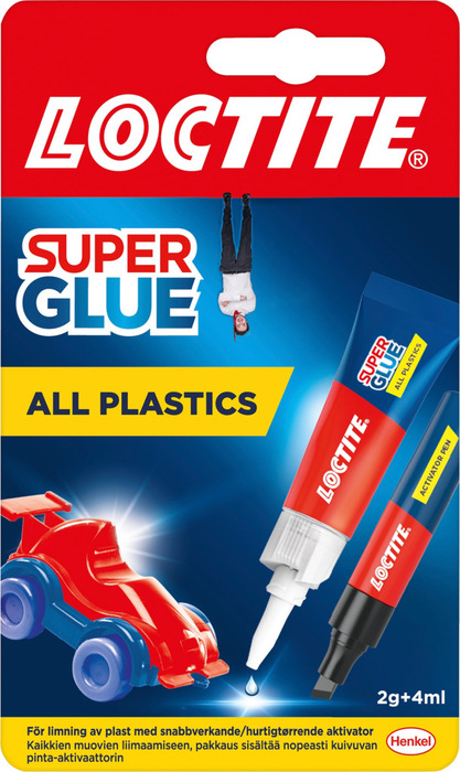 Superlim All plastics 2 g från Loctite till billigt pris - jem & fix