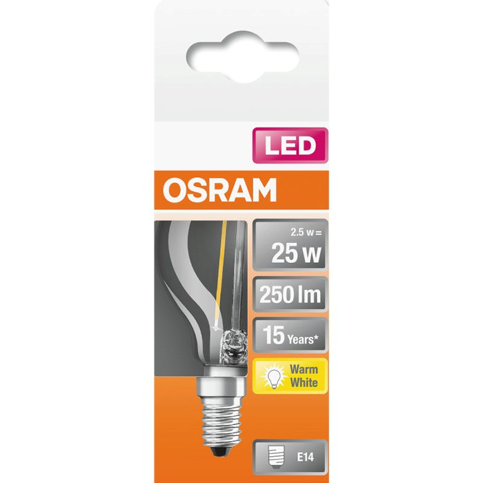 Osram Klotlampa LED 2,5W - jem & fix